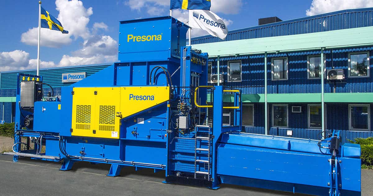 Channel balers for Recycling - Presona